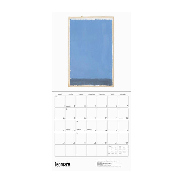 2026 Rothko Wall Calendar - SFMOMA Museum Store