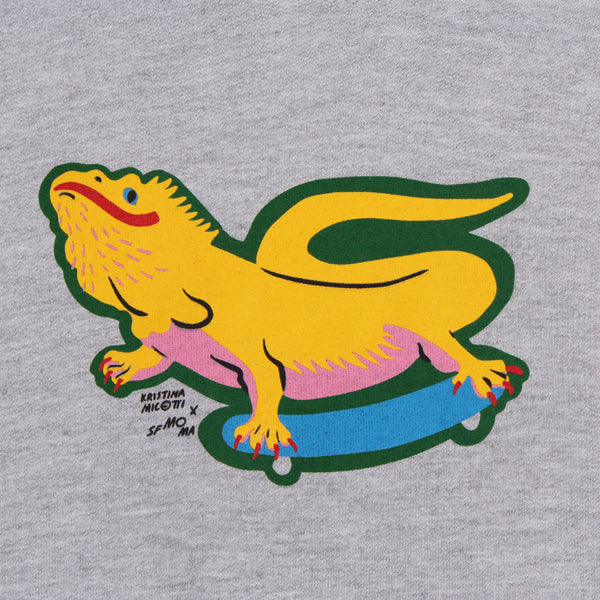 Kristina Micotti Lizard Skate Youth Hoodie - SFMOMA Museum Store