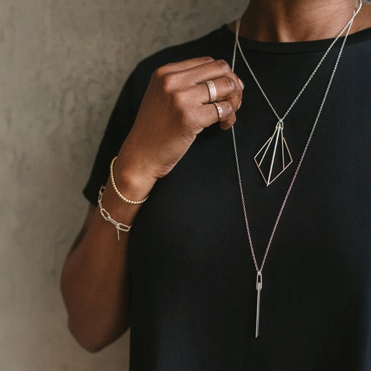 Petra Bright Sterling Silver Necklace - SFMOMA Museum Store